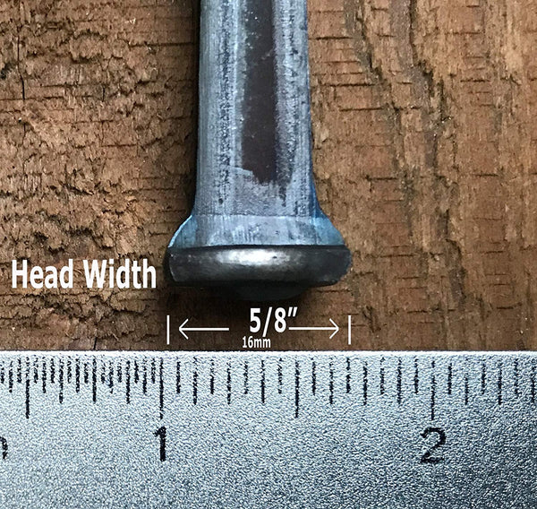 (5) 5.5"- STEEL SQUARE SPIKE - 50d Nails (10-Nails ...